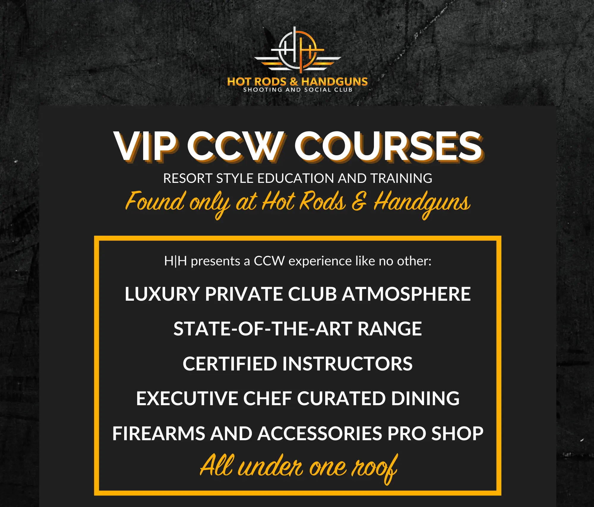 VIP CCW COURSES – Hot Rods & Handguns
